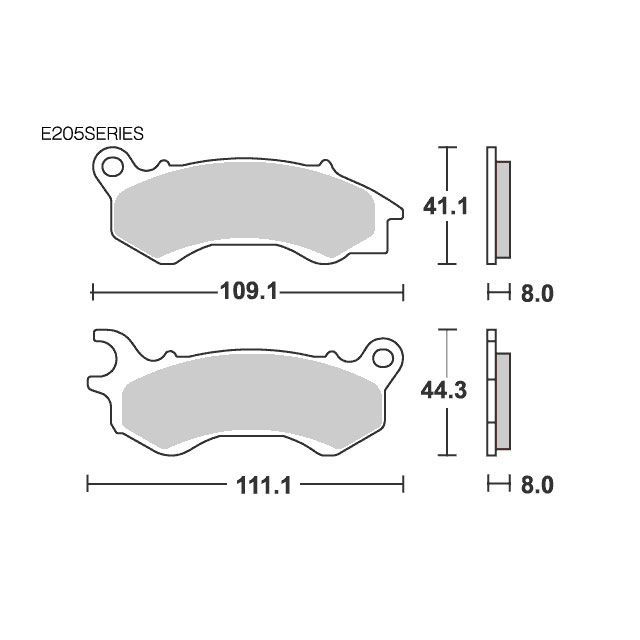 ●メーカー名：エスビーエス / SBS●商品名：ブレーキパッド E205 ストリート（セラミック）●メーカー品番：777-0205000●JANコード：4990852078776商品の保証は、メーカー保証書の内容に準じます。●パッドタイプE...