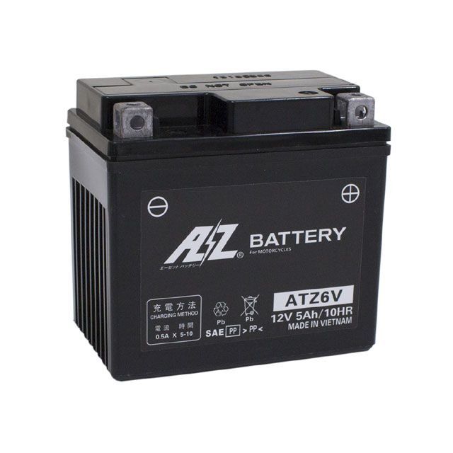 ●メーカー名：エーゼット / AZ●商品名：オートバイ用バッテリー ATZ6V（液入充電済）●メーカー品番：ATZ6V●JANコード：4950545351968商品の保証は、メーカー保証書の内容に準じます。●タイプ液入充電済●仕様電圧：12...