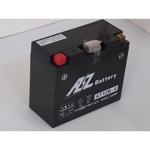 ●メーカー名：エーゼット / AZ●商品名：オートバイ用バッテリー AT12B-4（液入充電済）●メーカー品番：AT12B-4●JANコード：4950545350480商品の保証は、メーカー保証書の内容に準じます。タイプ液入充電済仕様電圧：...