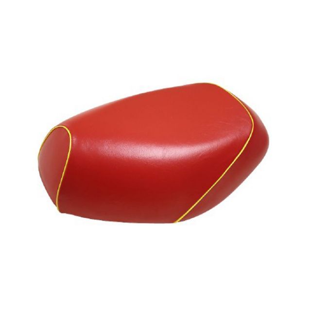 ●メーカー名：グロンドマン / Grondement●商品名：スーナー50SS/Z/100ZZ 国産シートカバー 赤●タイプ 張替 仕様 黄パイピング・タイプ：張替 仕様：黒ステッチはこちら・タイプ：張替 仕様：黒ダブルステッチはこちら・タ...
