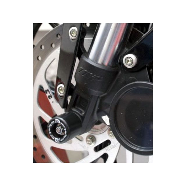 ●メーカー名：アールアンドジー / R&G●商品名：フォークプロテクター（ブラック）●メーカー品番：RG-FP0106BK●JANコード：4571381459450当商品はお客様ご注文後の海外輸入となります。通常時で1ヶ月半ほど入荷日数を要...