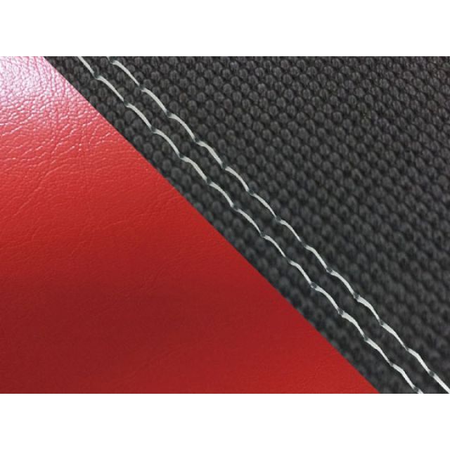 ●メーカー名：グロンドマン / Grondement●商品名：MT-09/FZ-09 国産シートカバー スベラーヌ黒＆赤●タイプ 張替 仕様 透明ダブルステッチ・タイプ：張替 仕様：黒ステッチはこちら・タイプ：張替 仕様：黒ダブルステッチは...