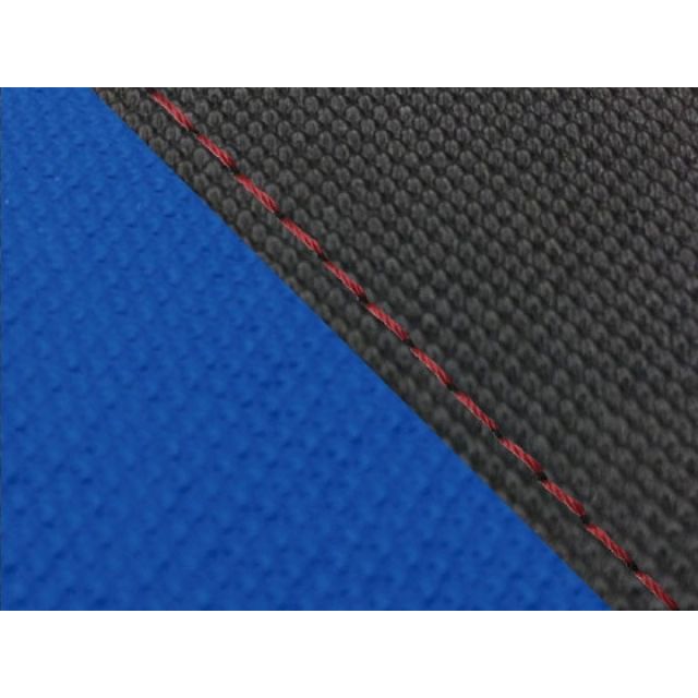 ●メーカー名：グロンドマン / Grondement●商品名：YZF-R1シングル（フロント側） 国産シートカバー スベラーヌ黒＆スベラーヌ青●タイプ 張替 仕様 赤ステッチ・タイプ：張替 仕様：黒ステッチはこちら・タイプ：張替 仕様：黒ダ...