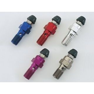 ●メーカー名：ポッシュフェイス / POSH Faith●商品名：エアーフリーバンジョーボルト ガスケット付き（シングル/P-1.25）●カラー レッド・カラー：ブルーはこちら・カラー：シルバーはこちら・カラー：ブラックはこちら・カラー：チ...