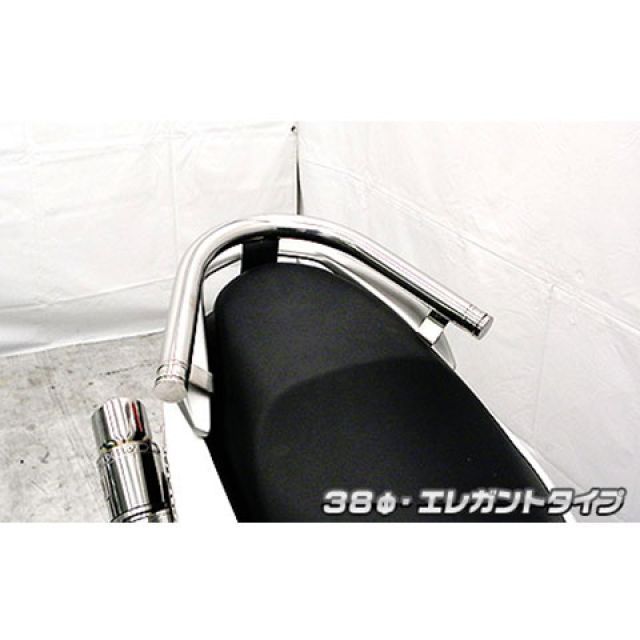 ●メーカー名：ウイルズウィン / WirusWin●商品名：NMAX用 38φタンデムバー●タイプ：エレガントタイプ・タイプ：ブライアントタイプはこちら商品の保証は、メーカー保証書の内容に準じます。●タイプ【ブライアントタイプ】エンド部分が...