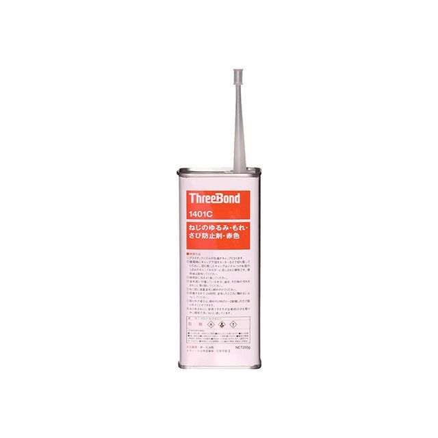 ●メーカー名：スリーボンド / ThreeBond●商品名：1401C-200G ネジロック●メーカー品番：1401C-200G●JANコード：4967410100651商品の保証は、メーカー保証書の内容に準じます。容量200g仕様主成分：...