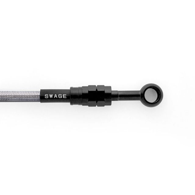 ●メーカー名：スウェッジラインプロ / SWAGE-LINE PRO●商品名：フロントホースキット トライピース●ホースエンド ステンレスブラック ホースカラー クリア・ホースエンド：ステンレス ホースカラー：クリアはこちら・ホースエンド：...