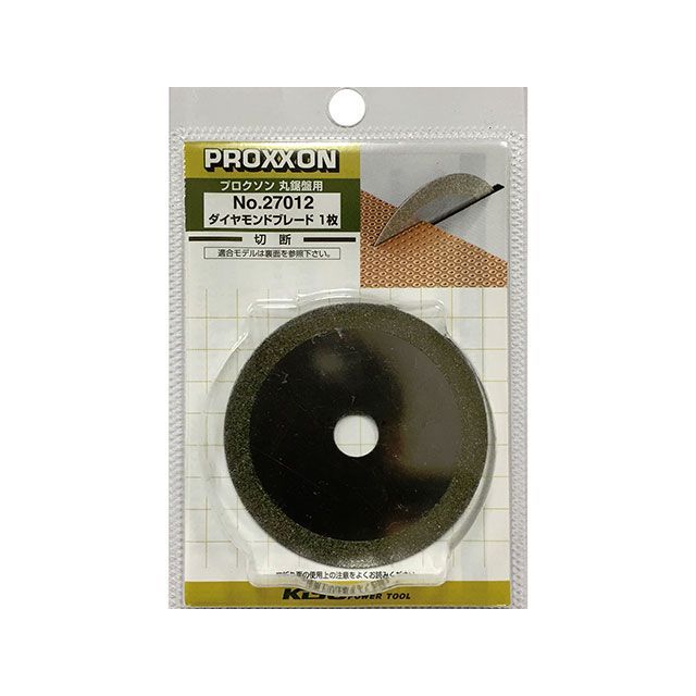 ●メーカー名：プロクソン / PROXXON●商品名：27012 ダイヤモンドブレード φ60mm●メーカー品番：27012●JANコード：4952989270126商品の保証は、メーカー保証書の内容に準じます。仕様刃径（mm）：φ60 刃...