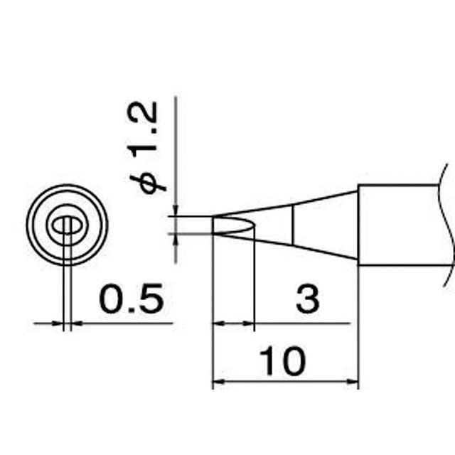 ●メーカー名：白光 / HAKKO(ハッコー)●商品名：T12-D12 こて先/1.2D型●メーカー品番：T12-D12●JANコード：4962615016950商品の保証は、メーカー保証書の内容に準じます。適用製品品番：FM2028-01...