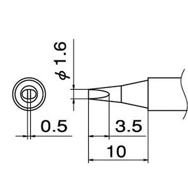 ●メーカー名：白光 / HAKKO(ハッコー)●商品名：T12-D16 こて先/1.6D型●メーカー品番：T12-D16●JANコード：4962615016820商品の保証は、メーカー保証書の内容に準じます。適用製品品番：FM2028-01...