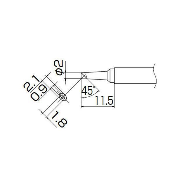 ●メーカー名：白光 / HAKKO(ハッコー)●商品名：T13-BCM2 こて先/2BC型溝付●メーカー品番：T13-BCM2●JANコード：4962615017322商品の保証は、メーカー保証書の内容に準じます。適用製品品番：FM2026...