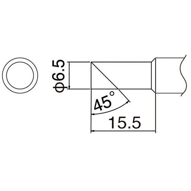 ●メーカー名：白光 / HAKKO(ハッコー)●商品名：T19-C65 こて先/6.5C型●メーカー品番：T19-C65●JANコード：4962615038723商品の保証は、メーカー保証書の内容に準じます。適用製品品番：FX601-01 ...