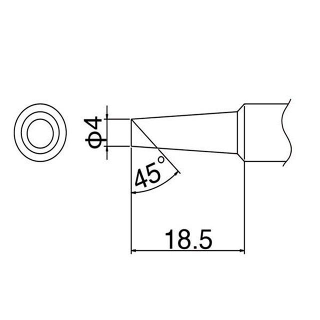●メーカー名：白光 / HAKKO(ハッコー)●商品名：T19-C4 こて先/4C型●メーカー品番：T19-C4●JANコード：4962615038778商品の保証は、メーカー保証書の内容に準じます。適用製品品番：FX601-01 / FX...