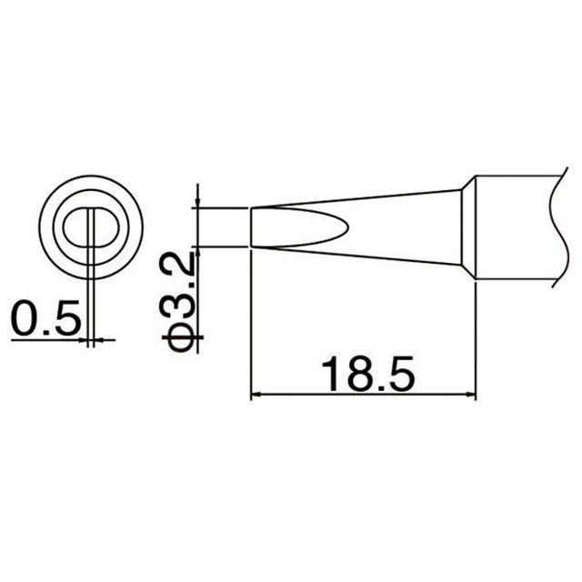 ●メーカー名：白光 / HAKKO(ハッコー)●商品名：T19-D32 こて先/3.2D型●メーカー品番：T19-D32●JANコード：4962615038792商品の保証は、メーカー保証書の内容に準じます。適用製品品番：FX601-01 ...