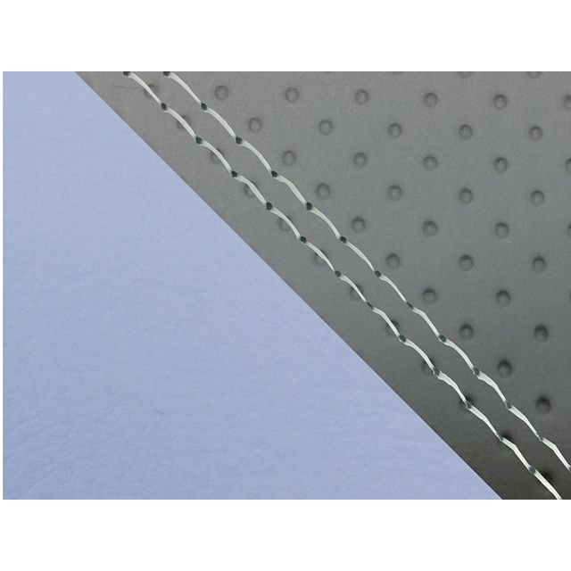 ●メーカー名：グロンドマン / Grondement●商品名：FZ1 フェザー（10年〜）シングル（フロント側） グロンドマン国産シートカバー 張替（エンボスグレー・ライトブルー）●仕様 透明ダブルステッチ・仕様：透明ステッチはこちら・仕様...