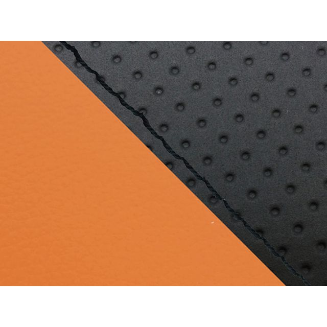 ●メーカー名：グロンドマン / Grondement●商品名：FZ1 フェザー（10年〜）タンデム（リア側） グロンドマン国産シートカバー 張替（エンボス黒・オレンジ）●仕様 黒ステッチ・仕様：透明ステッチはこちら・仕様：赤ステッチはこちら...