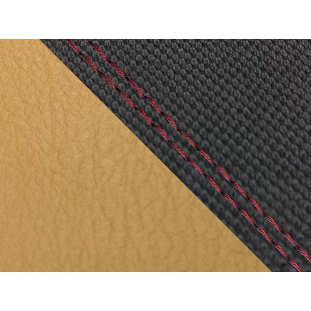 ●メーカー名：グロンドマン / Grondement●商品名：FZ1 フェザー（10年〜）タンデム（リア側） グロンドマン国産シートカバー 張替（スベラーヌブラック・赤）●仕様 赤ダブルステッチ・仕様：透明ステッチはこちら・仕様：黒ステッチ...