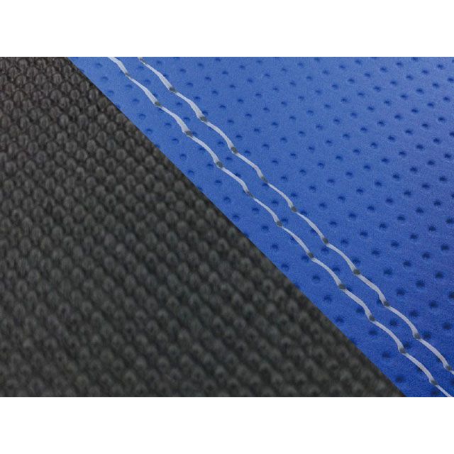 ●メーカー名：グロンドマン / Grondement●商品名：グロム 国産シートカバー エンボスブルー＆スベラーヌブラック●タイプ 張替 仕様 透明ダブルステッチ・タイプ：張替 仕様：黒ステッチはこちら・タイプ：張替 仕様：黒ダブルステッチ...