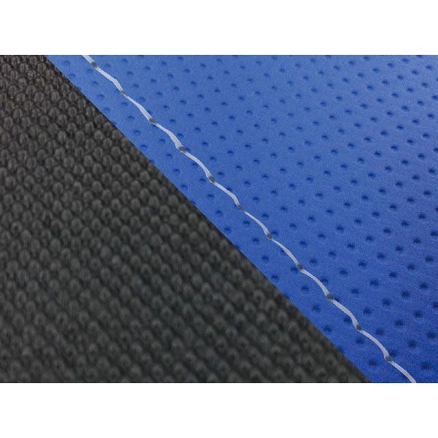 ●メーカー名：グロンドマン / Grondement●商品名：グロム 国産シートカバー エンボスブルー＆スベラーヌブラック●タイプ 被せ 仕様 透明ステッチ・タイプ：張替 仕様：黒ステッチはこちら・タイプ：張替 仕様：黒ダブルステッチはこち...