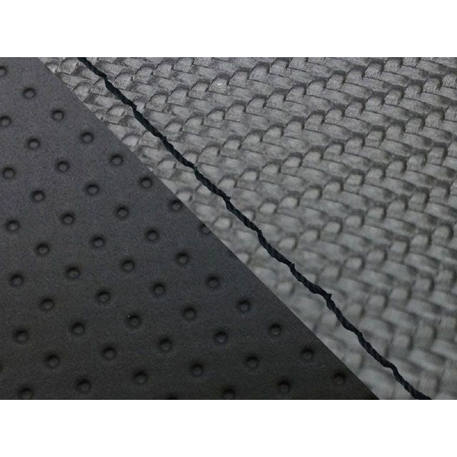 ●メーカー名：グロンドマン / Grondement●商品名：グロム 国産シートカバー カーボンブラック＆エンボス黒●タイプ 張替 仕様 黒ステッチ・タイプ：張替 仕様：黒ダブルステッチはこちら・タイプ：張替 仕様：赤ステッチはこちら・タイ...