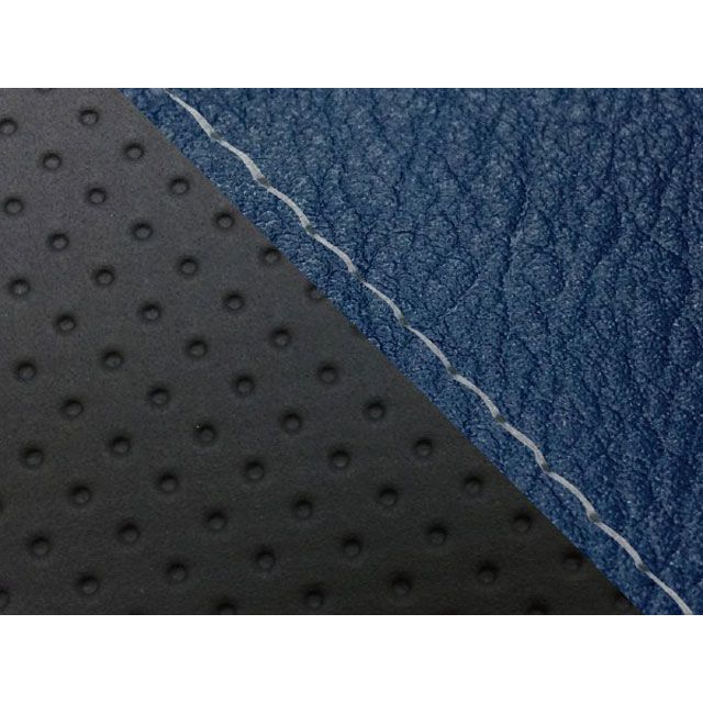 ●メーカー名：グロンドマン / Grondement●商品名：グロム 国産シートカバー ネイビー＆エンボス黒●タイプ：張替 仕様：透明ステッチ・タイプ：張替 仕様：黒ステッチはこちら・タイプ：張替 仕様：黒ダブルステッチはこちら・タイプ：張...