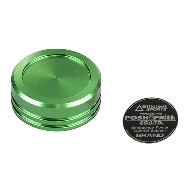 ●メーカー名：ポッシュフェイス / POSH Faith●商品名：ブレンボ用クラッチマスタータンクキャップ（S15A/S15Bタンク用）●カラー ライトグリーン●メーカー品番：・500055-18●JANコード：4945716510572商...