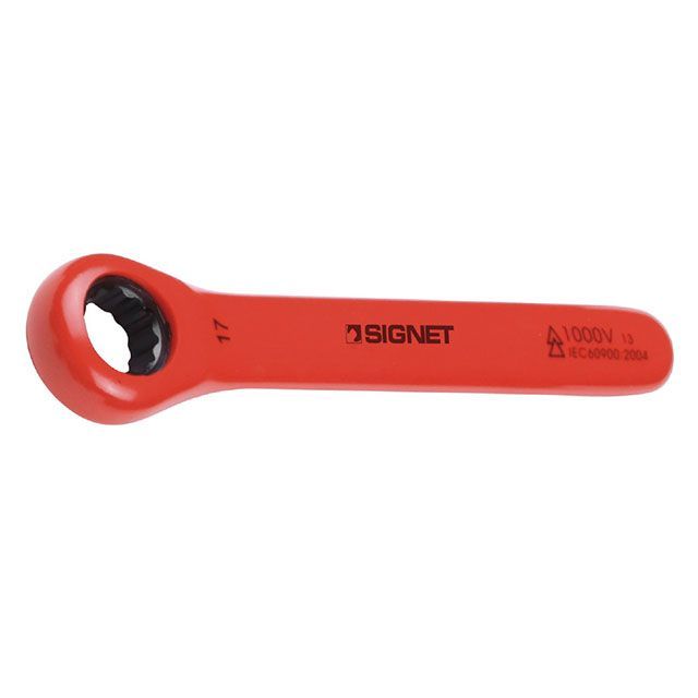 ●メーカー名：シグネット / SIGNET●商品名：E42717 絶縁SIGNETレンチ 17MM●メーカー品番：E42717●JANコード：4545301070261商品の保証は、メーカー保証書の内容に準じます。材質金属部分材質：クロムバ...