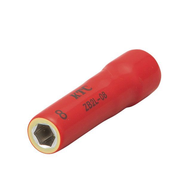 ●メーカー名：ケイティーシー / KTC(ケーティーシー)●商品名：ZB2L-08（6.3SQ）絶縁ディープソケット 8MM（六角）●メーカー品番：ZB2L-08●JANコード：4989433168647商品の保証は、メーカー保証書の内容に...