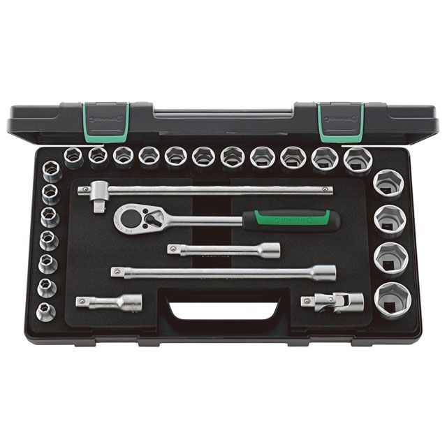 ●メーカー名：スタビレー / STAHLWILLE●商品名：52/22/6KN（1/2SQ）ソケットレンチセット（96031409）●メーカー品番：・52/22/6KN●JANコード：4018754260850商品の保証は、メーカー保証書の...