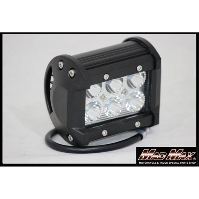 ●メーカー名：マッドマックス / MADMAX●商品名：LEDライトバー6連 ワークライト 防水 18W 12V-24V 兼用 作業灯●メーカー品番：MM30-CH019B-18●JANコード：4751353597872商品の保証は、メーカ...