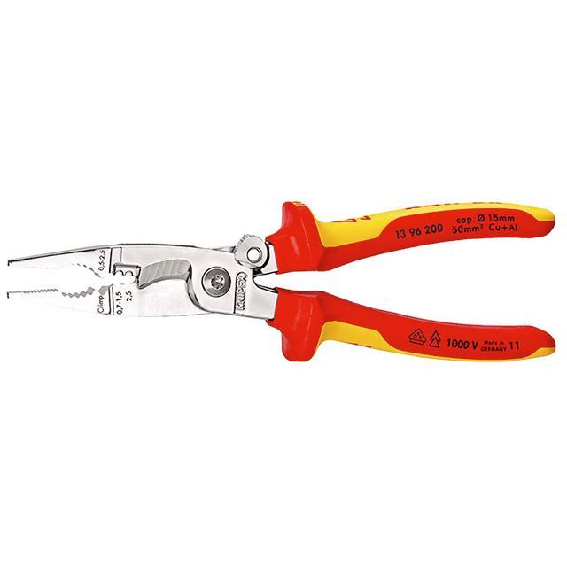 ●メーカー名：クニペックス / KNIPEX●商品名：1396-200 絶縁エレクトロプライヤー（スプリング付）（SB）●メーカー品番：・1396-200●JANコード：4003773075325商品の保証は、メーカー保証書の内容に準じます...