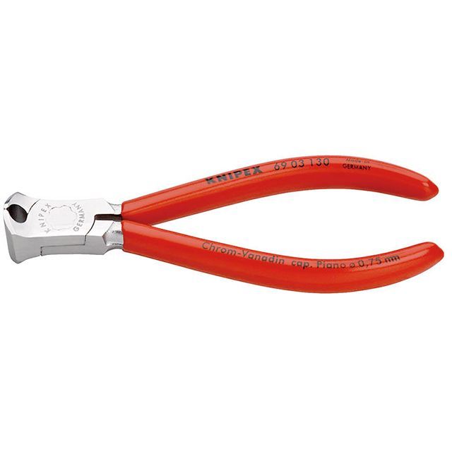 ●メーカー名：クニペックス / KNIPEX●商品名：6903-130 小型エンドカッティングニッパー●メーカー品番：・6903-130●JANコード：4003773018001商品の保証は、メーカー保証書の内容に準じます。質量111gサイ...