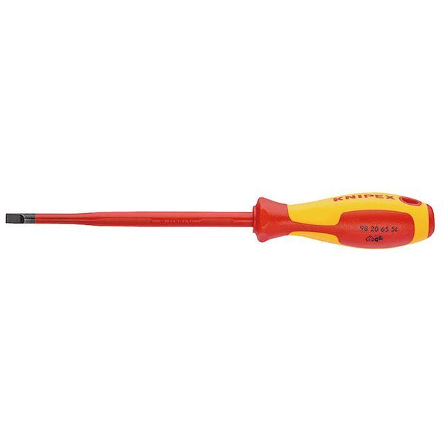●メーカー名：クニペックス / KNIPEX●商品名：9820-3.5（-）スリム絶縁ドライバー 1000V●メーカー品番：・9820-3.5SL●JANコード：4003773079712商品の保証は、メーカー保証書の内容に準じます。重量3...