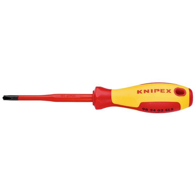 ●メーカー名：クニペックス / KNIPEX●商品名：9824-02SLS スリム絶縁ドライバー（プラス/マイナス）●メーカー品番：・9824-02SLS●JANコード：4003773081043商品の保証は、メーカー保証書の内容に準じます...