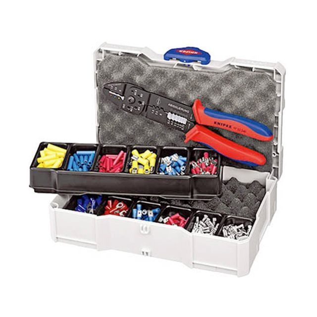●メーカー名：クニペックス / KNIPEX●商品名：9790-25 圧着 ペンチセット●メーカー品番：・9790-25●JANコード：4003773076971商品の保証は、メーカー保証書の内容に準じます。●質量1150g●セット内容圧着...