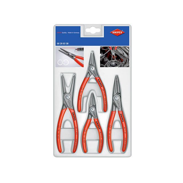 ●メーカー名：クニペックス / KNIPEX●商品名：002003SB 精密スナップリングプライヤーセット（4本組）●メーカー品番：・002003SB●JANコード：4003773050100商品の保証は、メーカー保証書の内容に準じます。材...