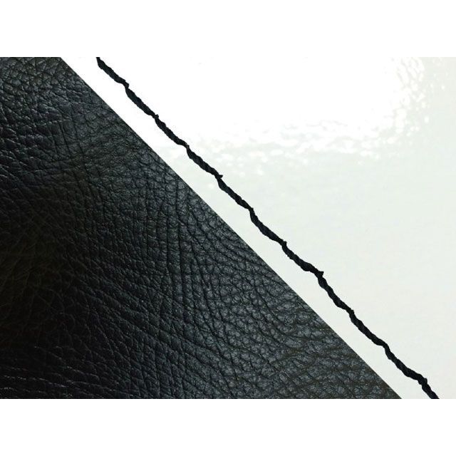 ●メーカー名：グロンドマン / Grondement●商品名：ダンク（AF74） 国産シートカバー 張替 エナメルホワイト＆黒●仕様：黒ステッチ・仕様：黒ダブルステッチはこちら・仕様：赤ステッチはこちら・仕様：赤ダブルステッチはこちら・仕様...