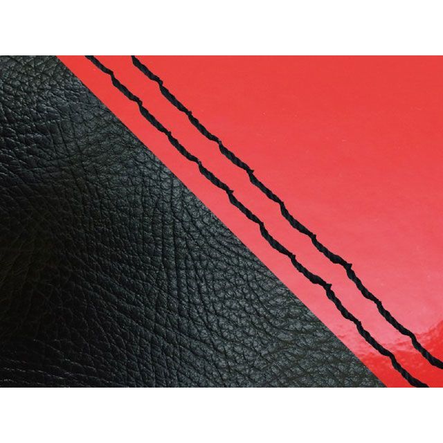 ●メーカー名：グロンドマン / Grondement●商品名：ダンク（AF74） 国産シートカバー 張替 エナメルレッド＆黒●仕様 黒ダブルステッチ・仕様：黒ステッチはこちら・仕様：赤ステッチはこちら・仕様：赤ダブルステッチはこちら・仕様：...
