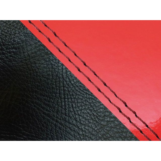 ●メーカー名：グロンドマン / Grondement●商品名：ダンク（AF74） 国産シートカバー 張替 エナメルレッド＆黒●仕様 赤ダブルステッチ・仕様：黒ステッチはこちら・仕様：黒ダブルステッチはこちら・仕様：赤ステッチはこちら・仕様：...