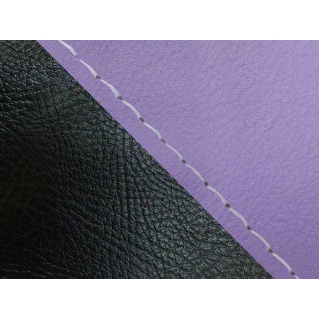 ●メーカー名：グロンドマン / Grondement●商品名：ダンク（AF74） 国産シートカバー 張替 パープル＆黒●仕様 透明ダブルステッチ・仕様：黒ステッチはこちら・仕様：黒ダブルステッチはこちら・仕様：赤ステッチはこちら・仕様：赤ダ...