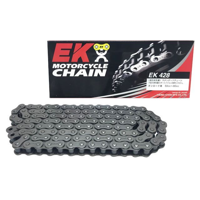 ●メーカー名：江沼チェーン / EKチェーン(イーケーチェーン)●商品名：スタンダードチェーン 428 SPJ●リンク数 136L●メーカー品番：JAN_4582252850955●JANコード：4582252850955商品の保証は、メー...