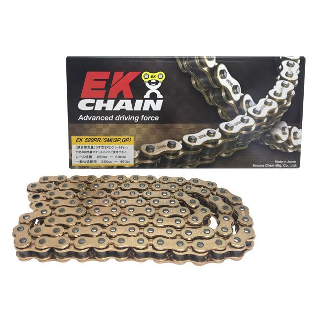 ●メーカー名：江沼チェーン / EKチェーン(イーケーチェーン)●商品名：エンデューロ/モタード用 SXリングチェーン（薄型シールチェーン） 520RR/SM（GP/GP） SKJ●リンク数 100L●メーカー品番：JAN_45712918...