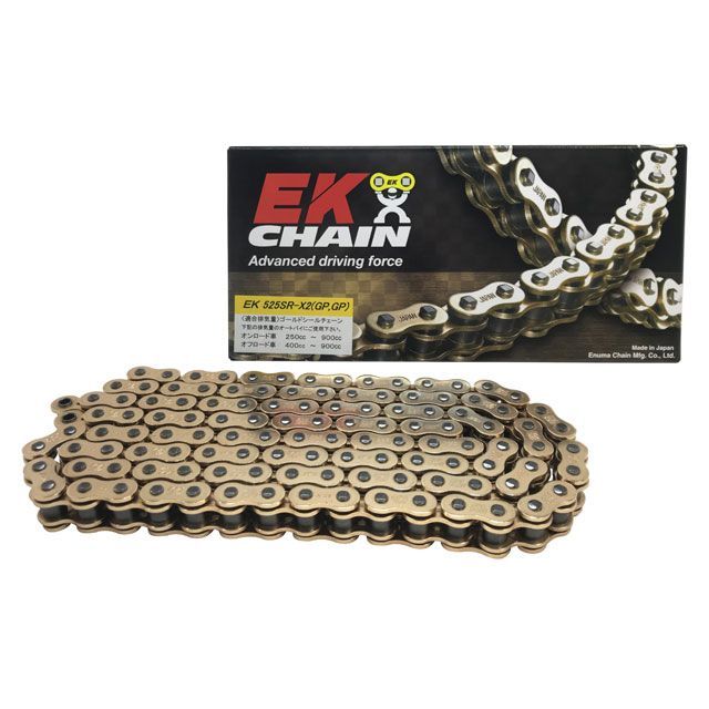 ●メーカー名：江沼チェーン / EKチェーン(イーケーチェーン)●商品名：QXリングチェーン 525SR-X2（GP/GP） SLJ●リンク数 106L●メーカー品番：JAN_4571291828544●JANコード：45712918285...
