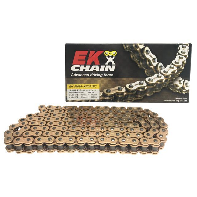 ●メーカー名：江沼チェーン / EKチェーン(イーケーチェーン)●商品名：QXリングチェーン 530SR-X2 MLJ●カラー ゴールド リンク数 118L●メーカー品番：JAN_4571291810679●JANコード：457129181...