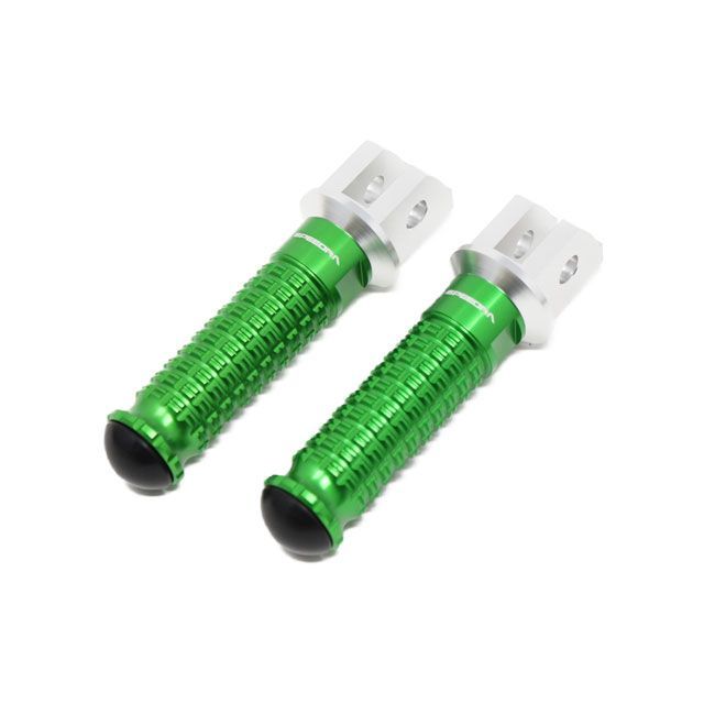 ●メーカー名：SPEEDRA(スピードラ)●商品名：アルミ削り出しステップ スタンダードタイプ（取付部カラー：シルバー/ステップバーカラー：グリーン）●メーカー品番：AFPS108GN●JANコード：4580486919837ブランド名が「...