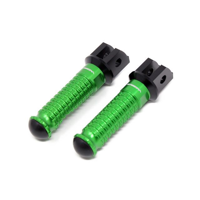 ●メーカー名：SPEEDRA(スピードラ)●商品名：アルミ削り出しステップ スタンダードタイプ（取付部カラー：ブラック/ステップバーカラー：グリーン）●メーカー品番：AFPS208GN●JANコード：4580486919905ブランド名が「...
