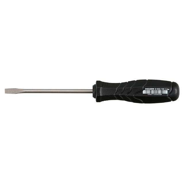●メーカー名：ホーザン / HOZAN●商品名：D-655-100 マイナスドライバー（-）5.5●メーカー品番：D-655-100●JANコード：4962772026526商品の保証は、メーカー保証書の内容に準じます。●仕様■先端サイズ（...