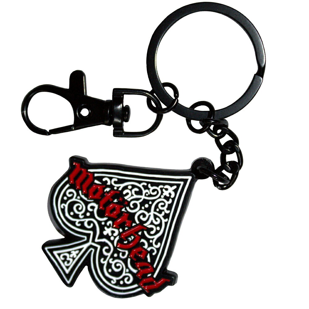 商品説明 ・ 素材: エナメル、亜鉛合金。・ L: 45mm。・ デザイン: スペードのエース、ロゴ。・ チェーン、スプリットリング。・ オフィシャルライセンス商品。・ パッケージ: ハングタグ、リテールパッケージ。・ ダイキャスト。・ 留...