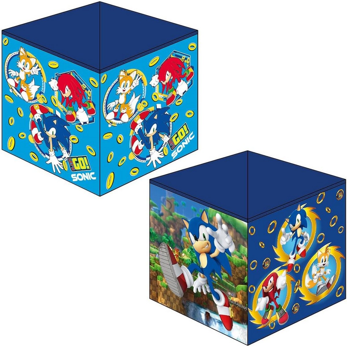 商品説明 ・ H: 30cm。・ 組み立て簡単。・ 多目的にご使用いただけます。・ 優れた耐久性。・ デザイン: プリント。・ キャラクター: ソニック、スパイク、テイルス。・ オフィシャルライセンス商品。・ D: 30cm。カラー 01/...