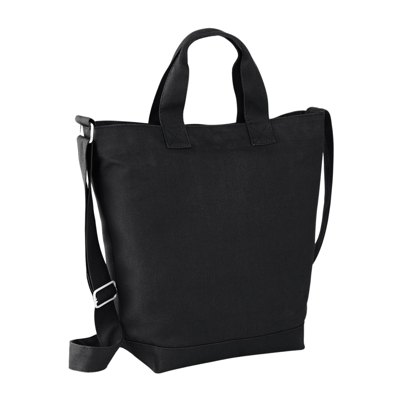 商品説明 ・ 素材: コットンキャンバス100%。・ L: 40cm。・ W: 38cm。・ D: 14cm。・ ストラップの長さ: 37cm。・ デザイン: 無地。・ 留め具: プレスボタン。・ 生地厚: 407gsm。・ 調節可能なショ...